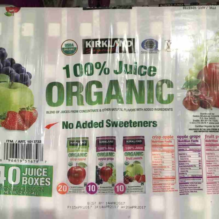 KS Organic Juice Variety Pack 40/6.75oz 1013733 - South's Market